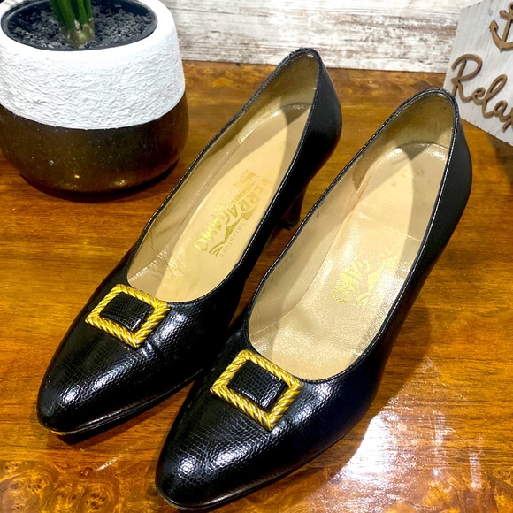 Salvatore Ferragamo | Shoes | Salvatore Ferragamo Womens Black ...